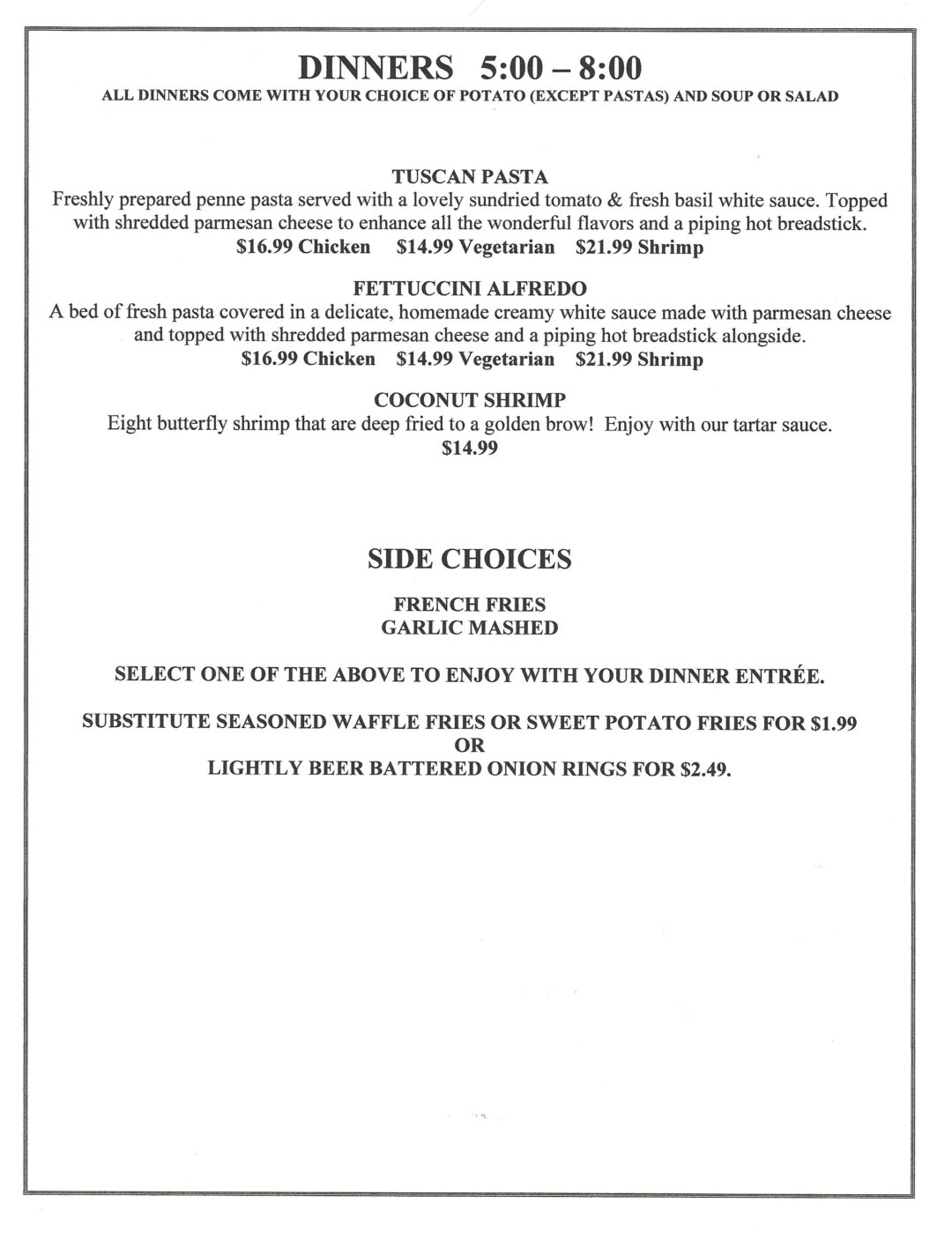 Restaurant & Pub - Palmer House - Sauk Centre, Minnesota